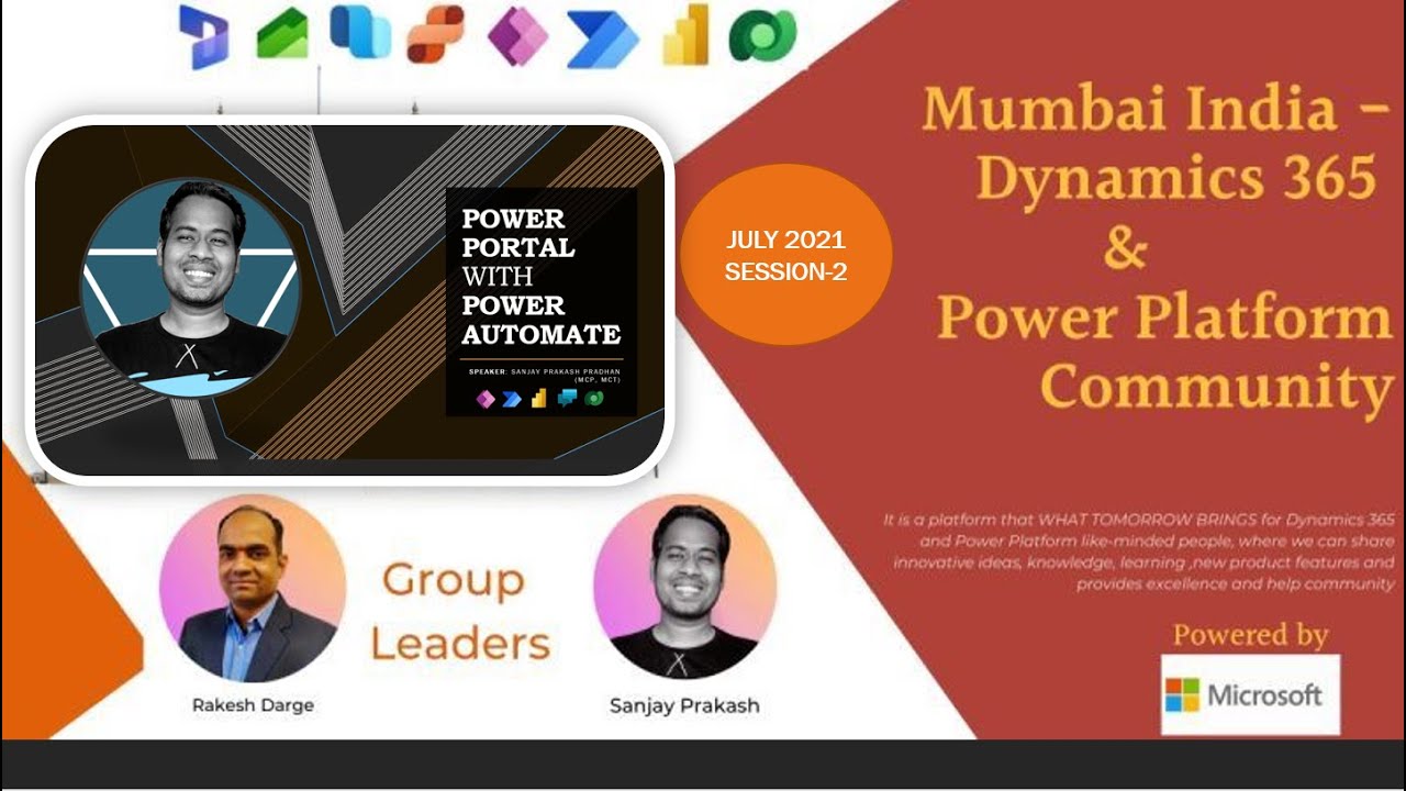 Power Platform July 2021 - My Session on Power Portal Calling Power ...