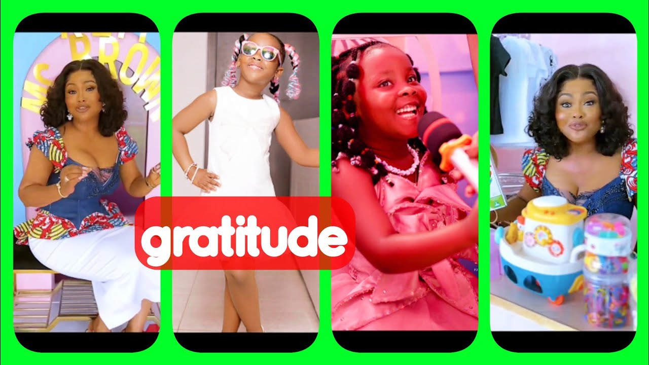 Nana Ama Mcbrown and baby maxin shows Appreciation to their lovely funs ...