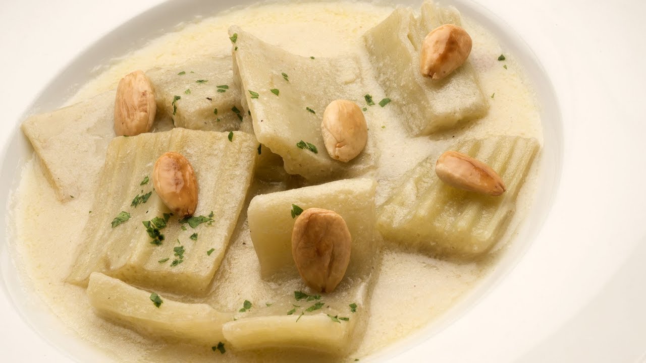 Receta de Cardo con almendras de Karlos Arguiñano - Programa completo ...