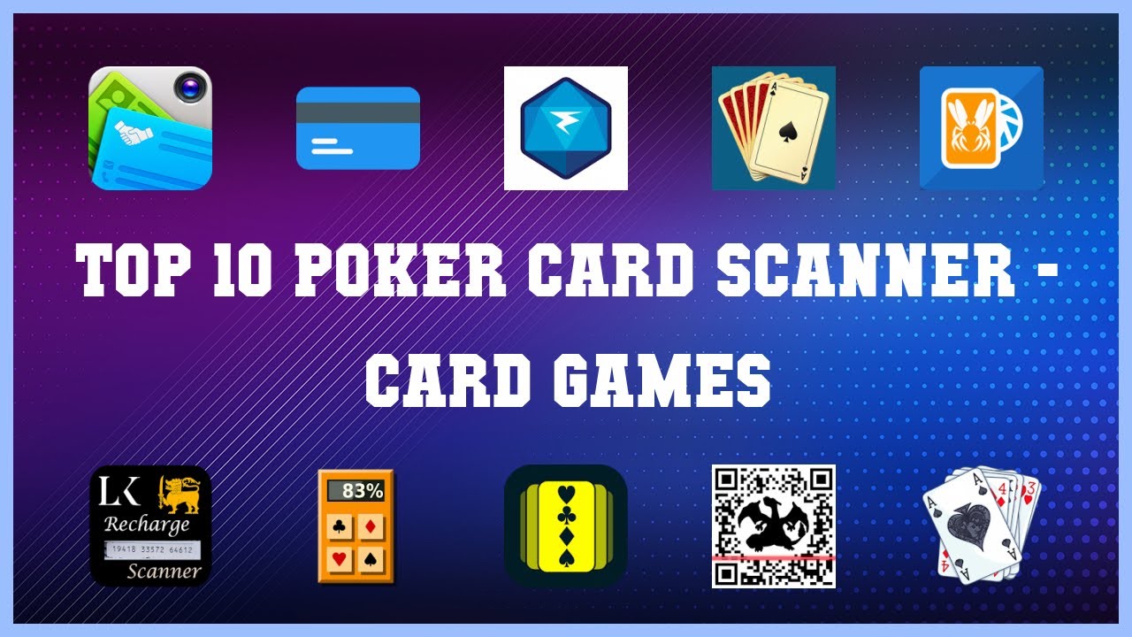 Top 10 Poker Card Scanner Android Games - YouTube