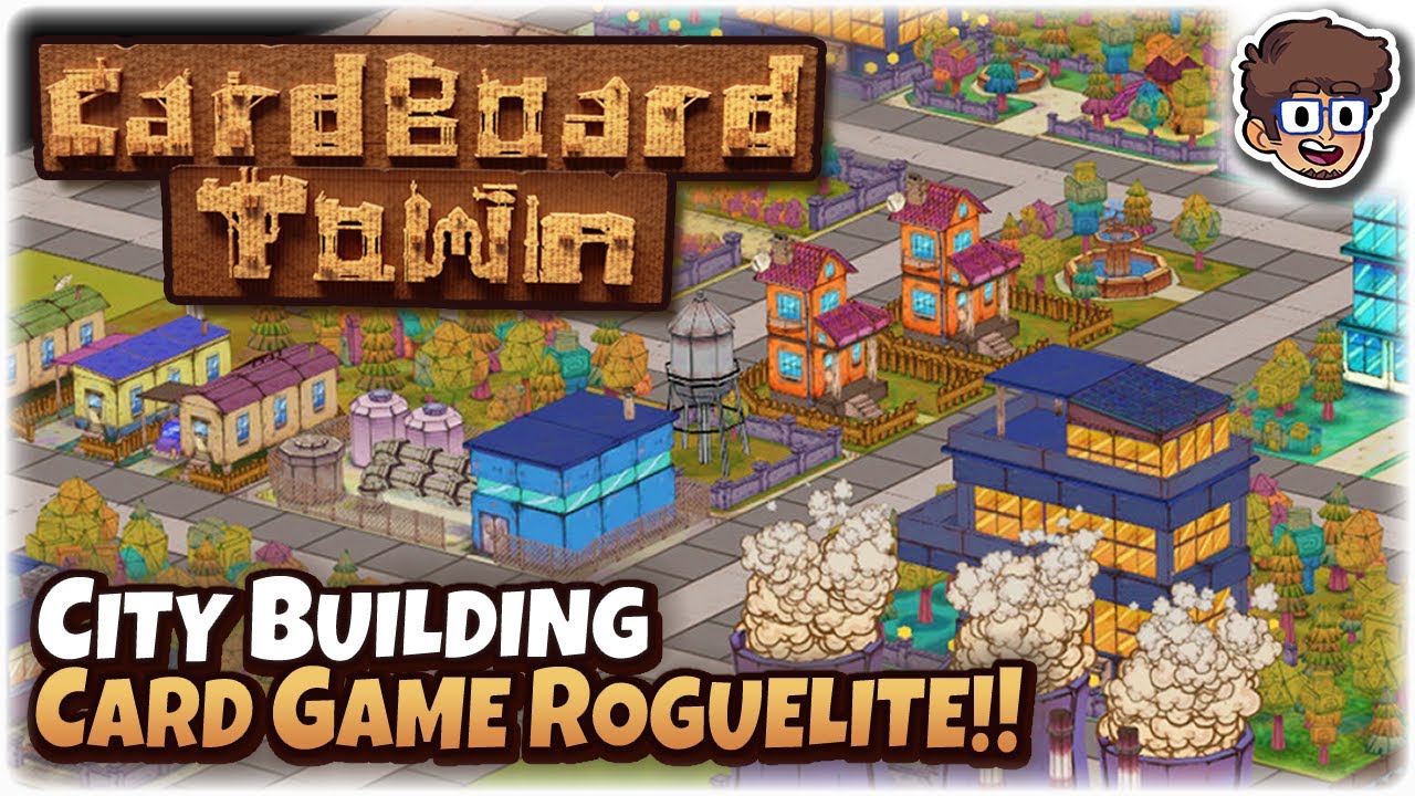 Promising City Builder Card Game Roguelite!! | Let's Try Cardboard Town ...
