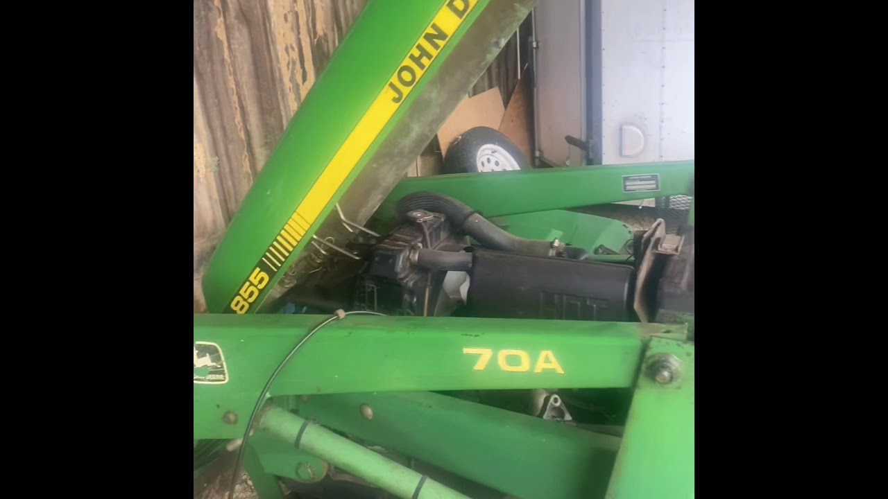 John Deere 855 Tachometer Cable Replacement - YouTube