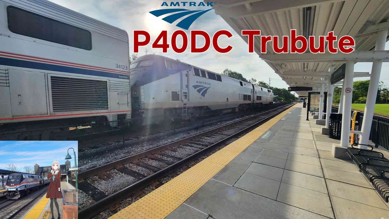 Amtrak P40DC Tribute - YouTube