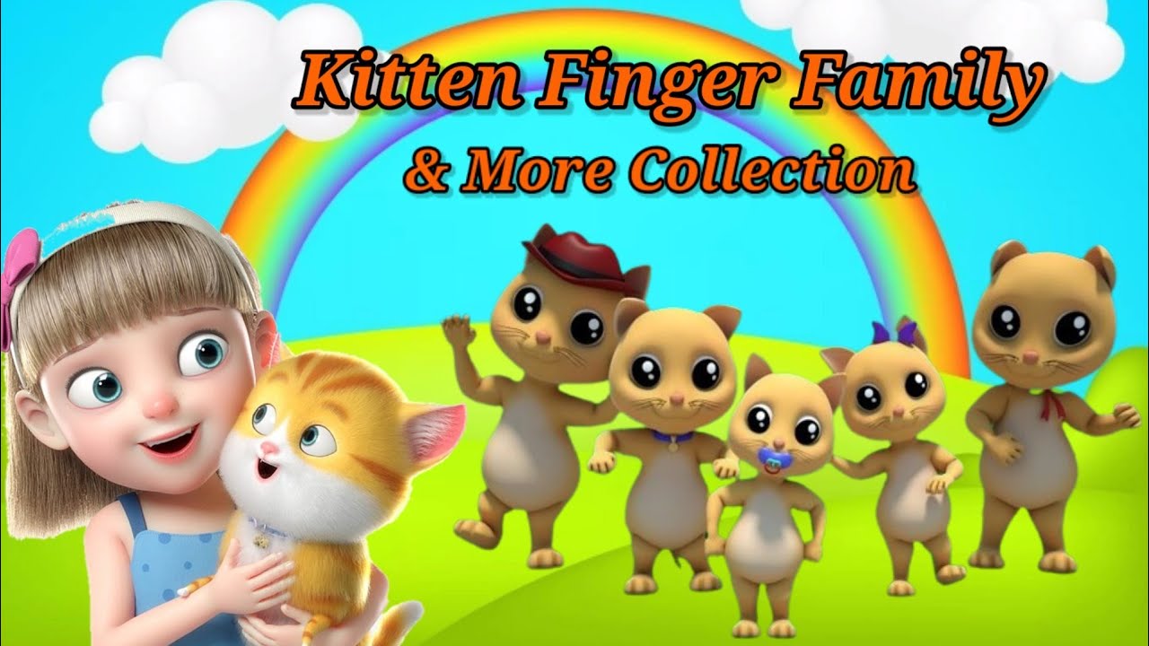 Kitten Finger Family Collection |Kitten Finger Family Songs | Top 30 ...