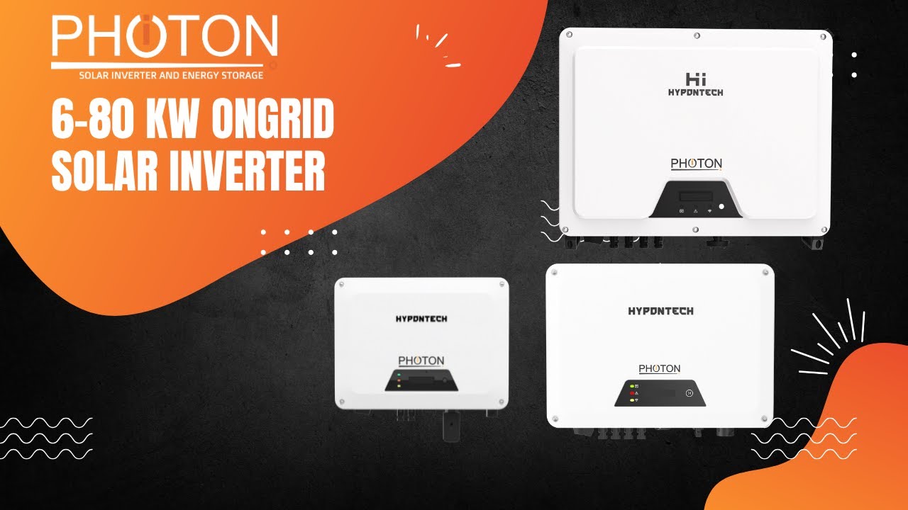 Photon 6 to 80 Kw Ongrid Three Phase Inverters - YouTube