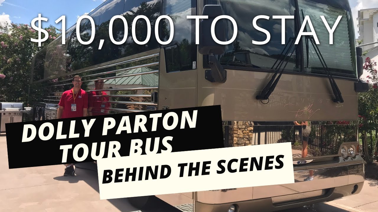 Staying in Dolly Parton's Tour Bus at Dollywood - YouTube