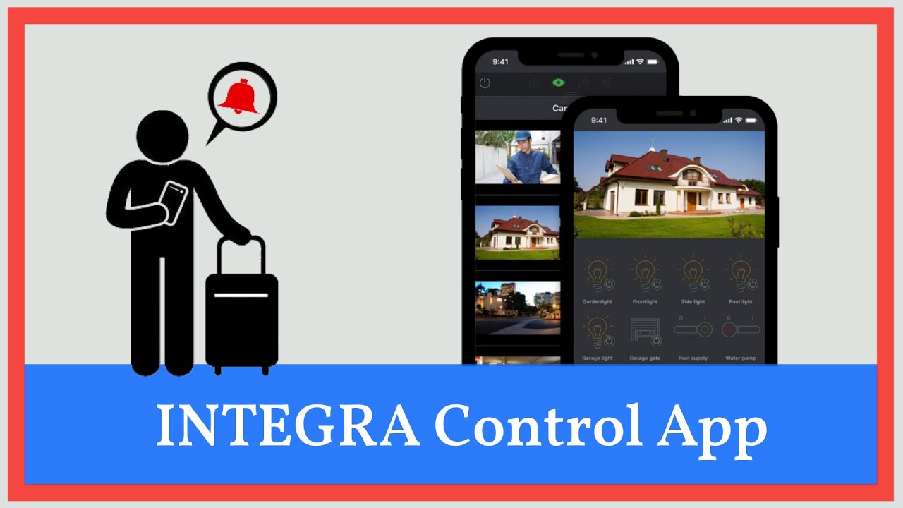 Satel Integra Control - YouTube