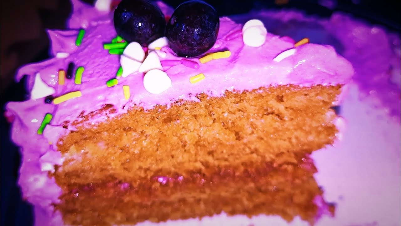 arrowroot biscuit cake with butter icing - YouTube