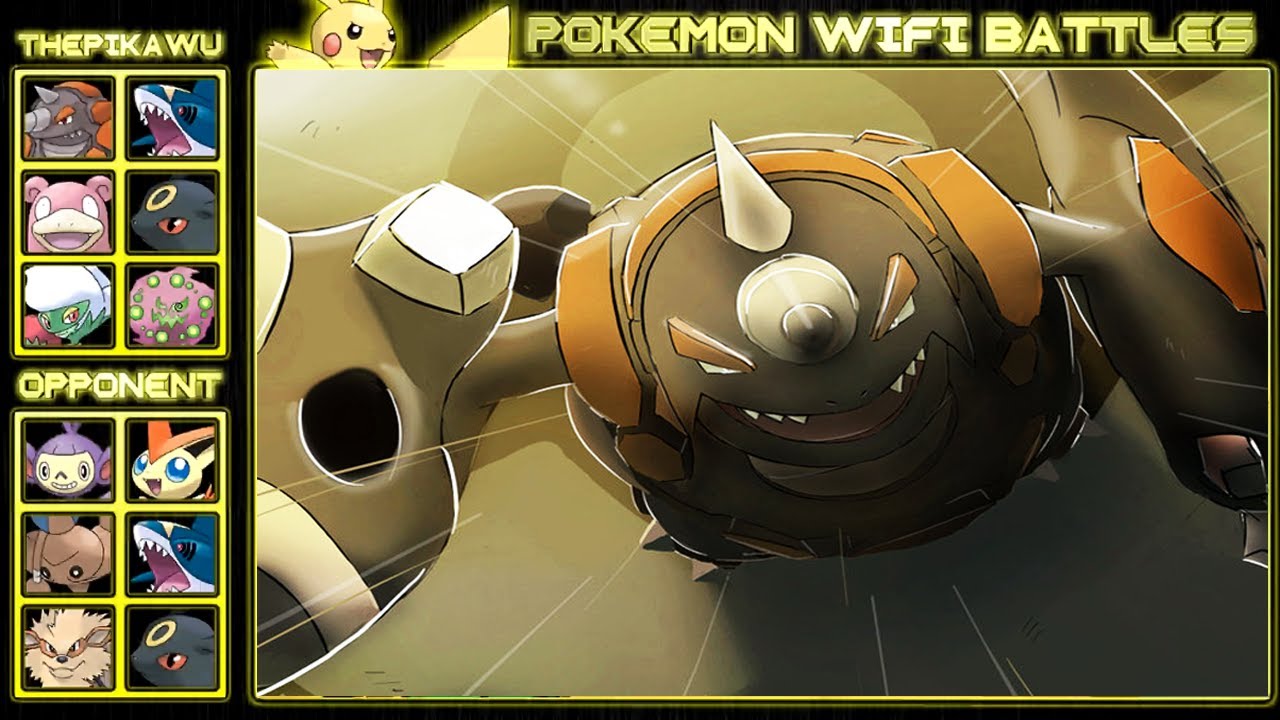 Fear the Rhyperior! (Pokemon Black and White UU Wifi Battle) - YouTube