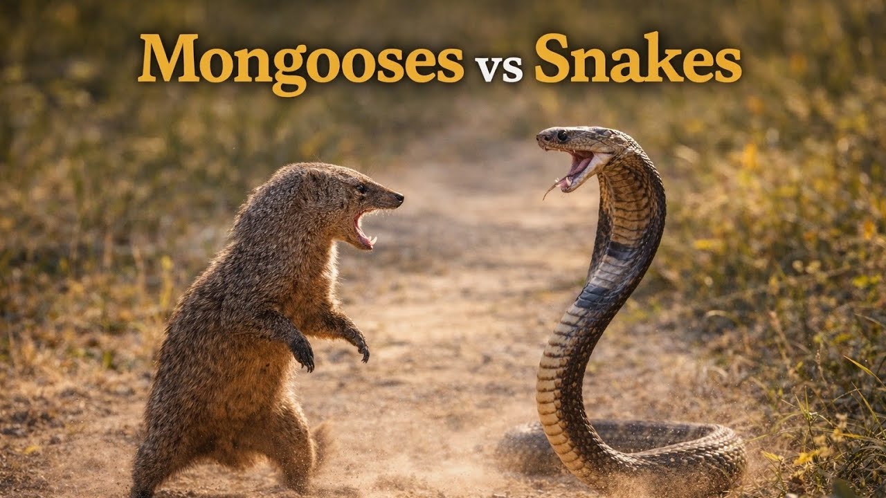 Epic Fight in the Wild: Mongoose vs Venomous Snake#texaswildlifepark # ...