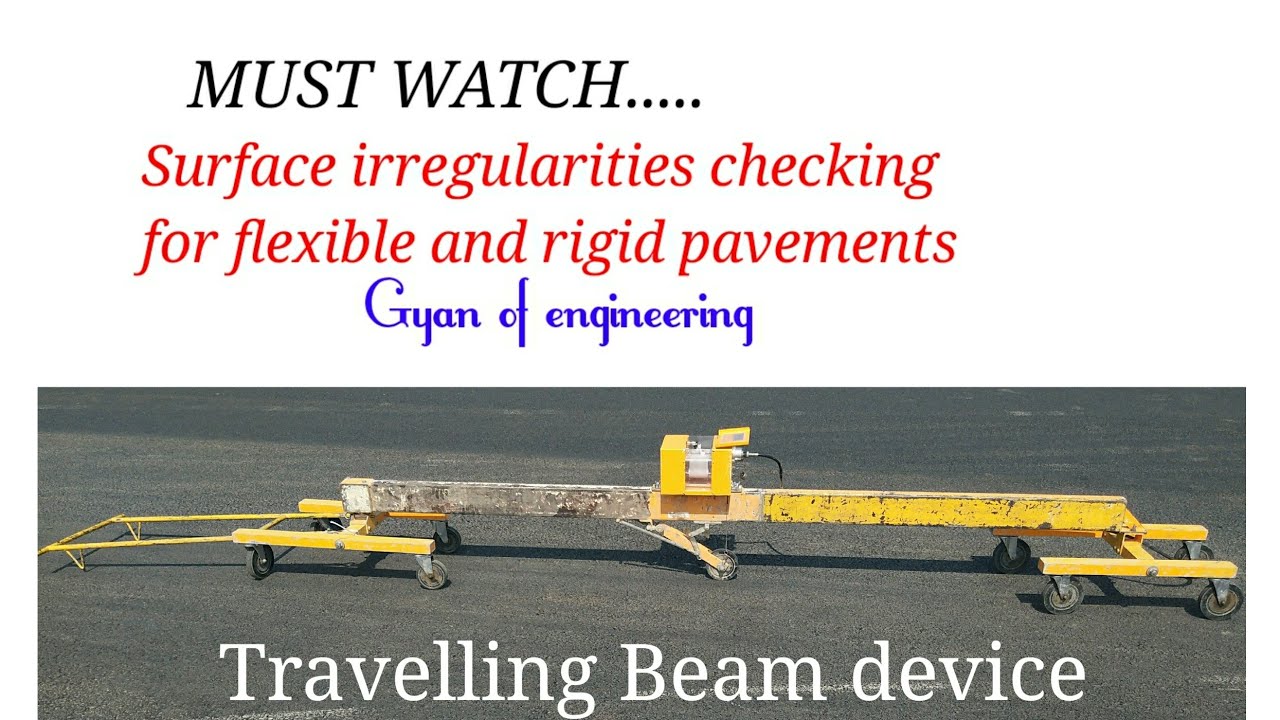 Checking of surface (PQC and DBM/BC) irregularities with the help of ...