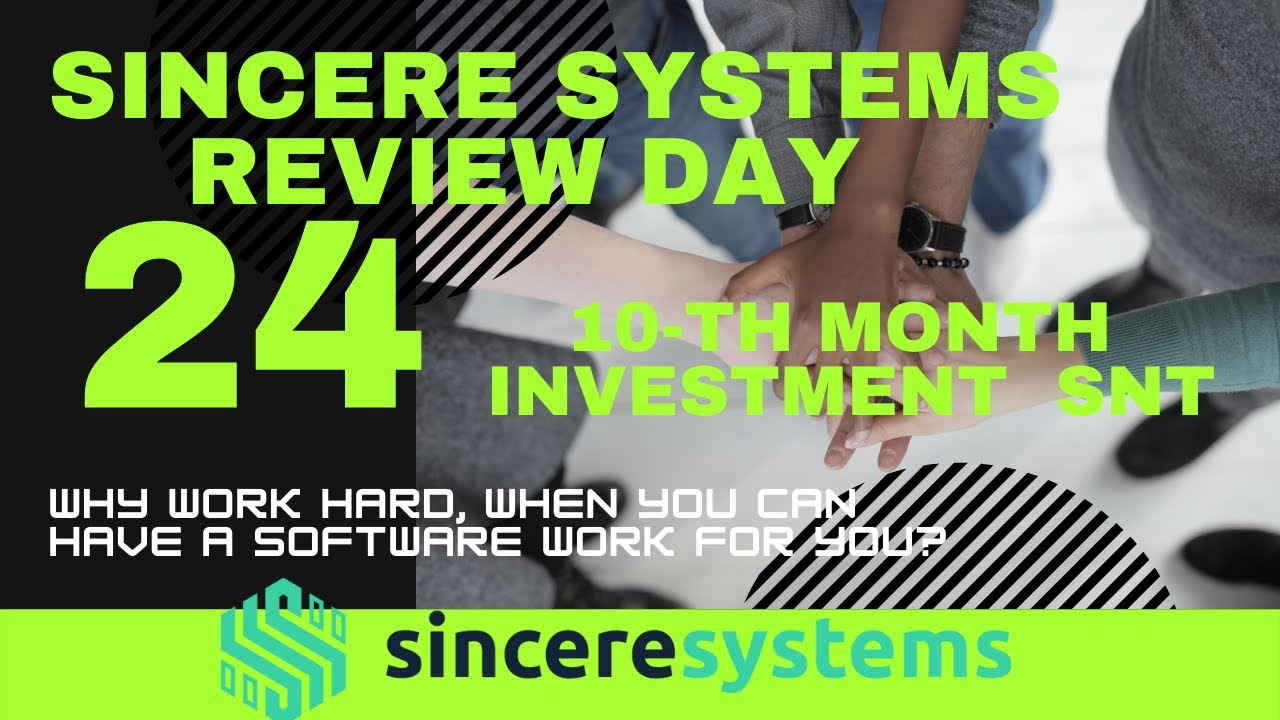 🔴10-TH MONTH-NEW INVESTMENT WITH SNT🔻 *SINCERE SYSTEMS GROUP *COMPOUND ...
