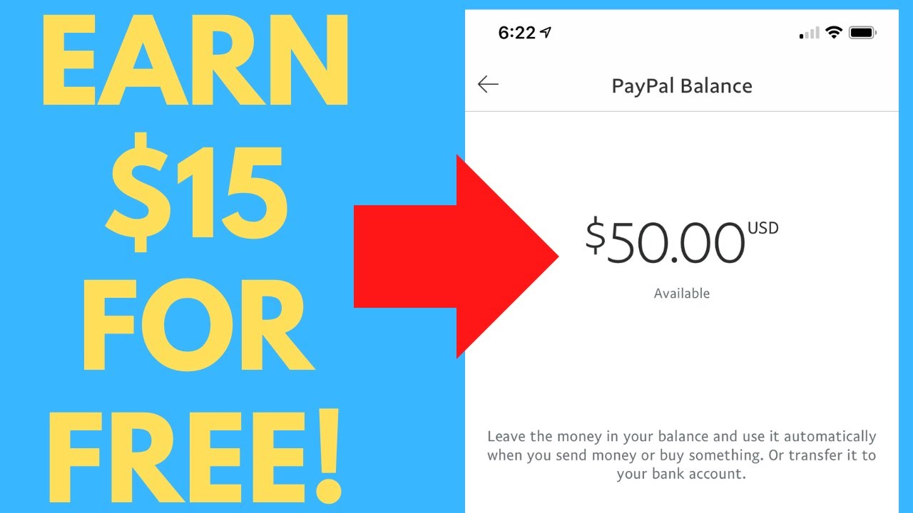 Earn $15 FOR FREE Using This New App! (Make Money Online 2021) - YouTube