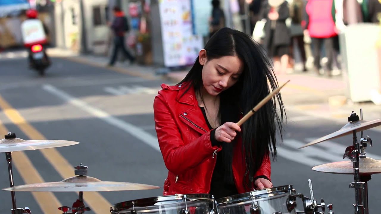 20141115 Bebop 비밥 Ayeon 아연 Playing Drums P.2 - YouTube