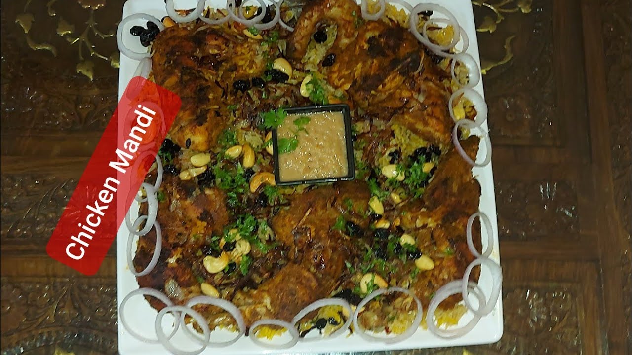 Chicken Mandi Recipe with Smokey flavored rice/with out oven/ Arabian ...