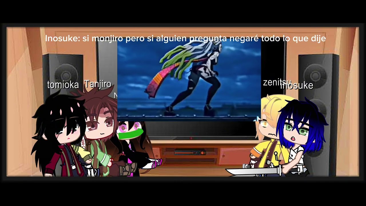 Los pillares reaccionan a Tanjiro (alerta guiyutan) - YouTube