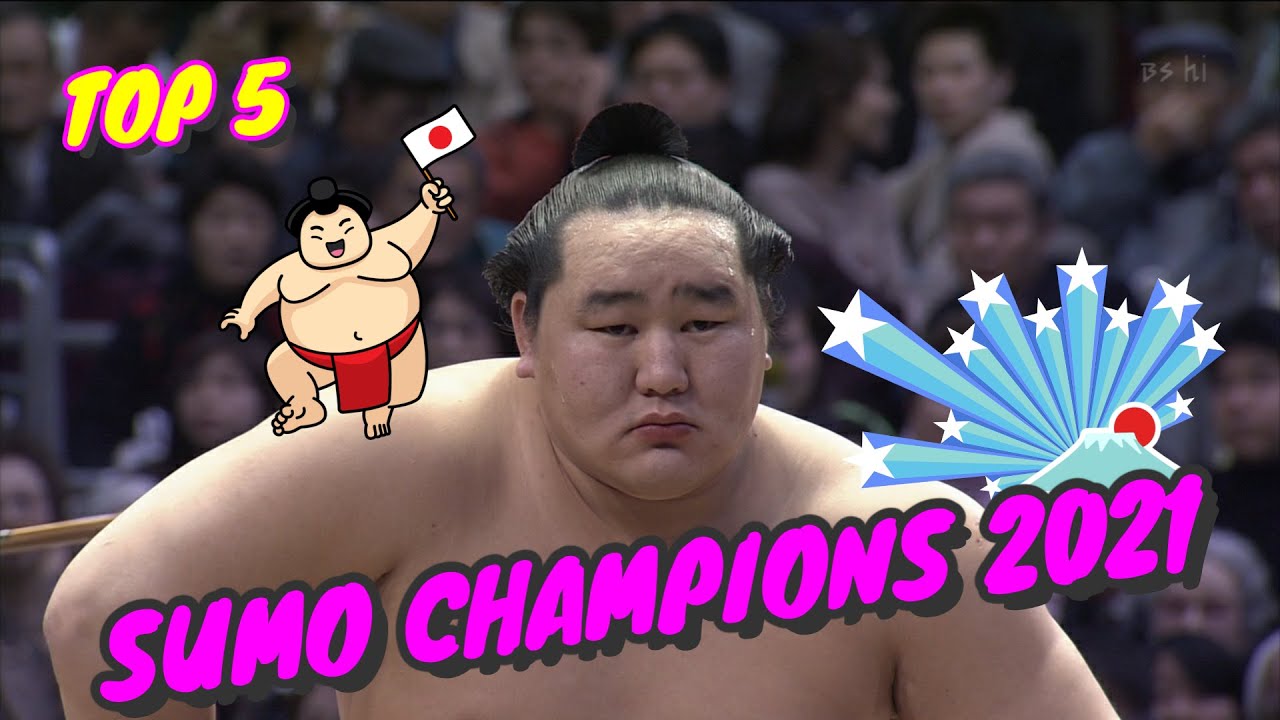 Top 5 Sumo Career Champions of All Time 2021 - YouTube
