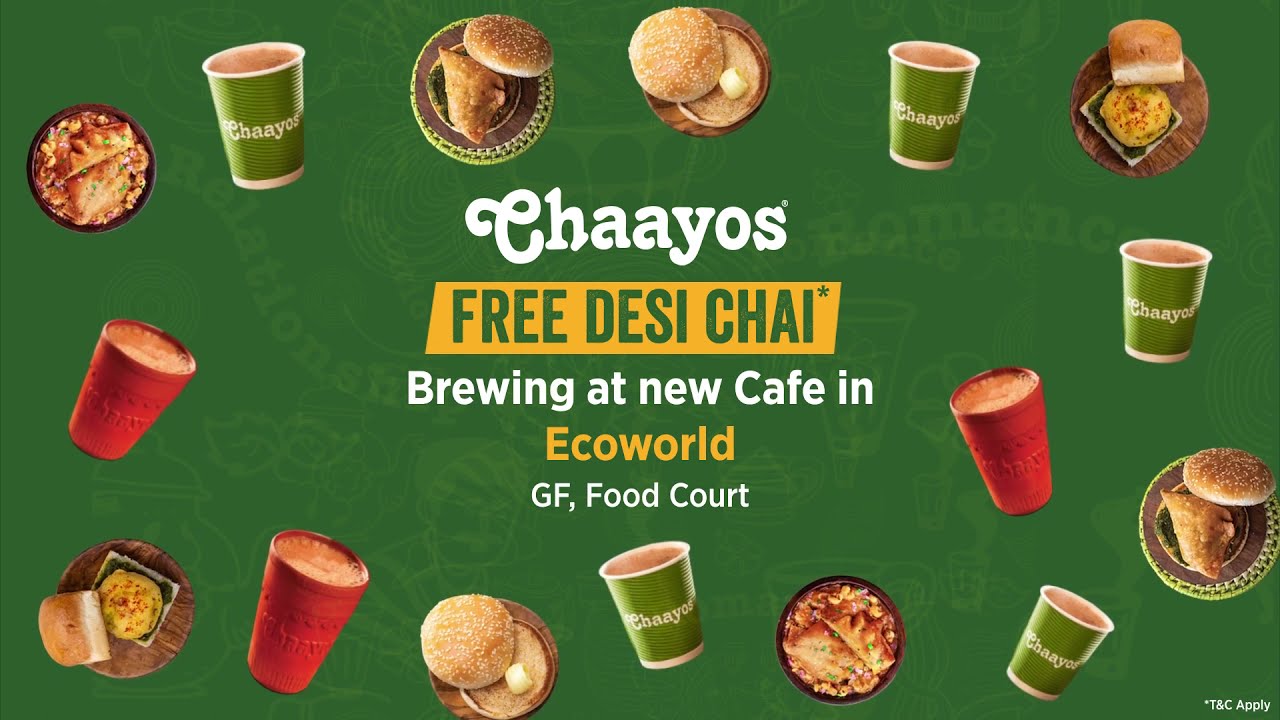Get a Free Desi Chai at Chaayos Ecoworld on 4th and 5th December - YouTube