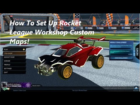 How To Play Rocket League Workshop Custom Maps with Your Friends! - YouTube