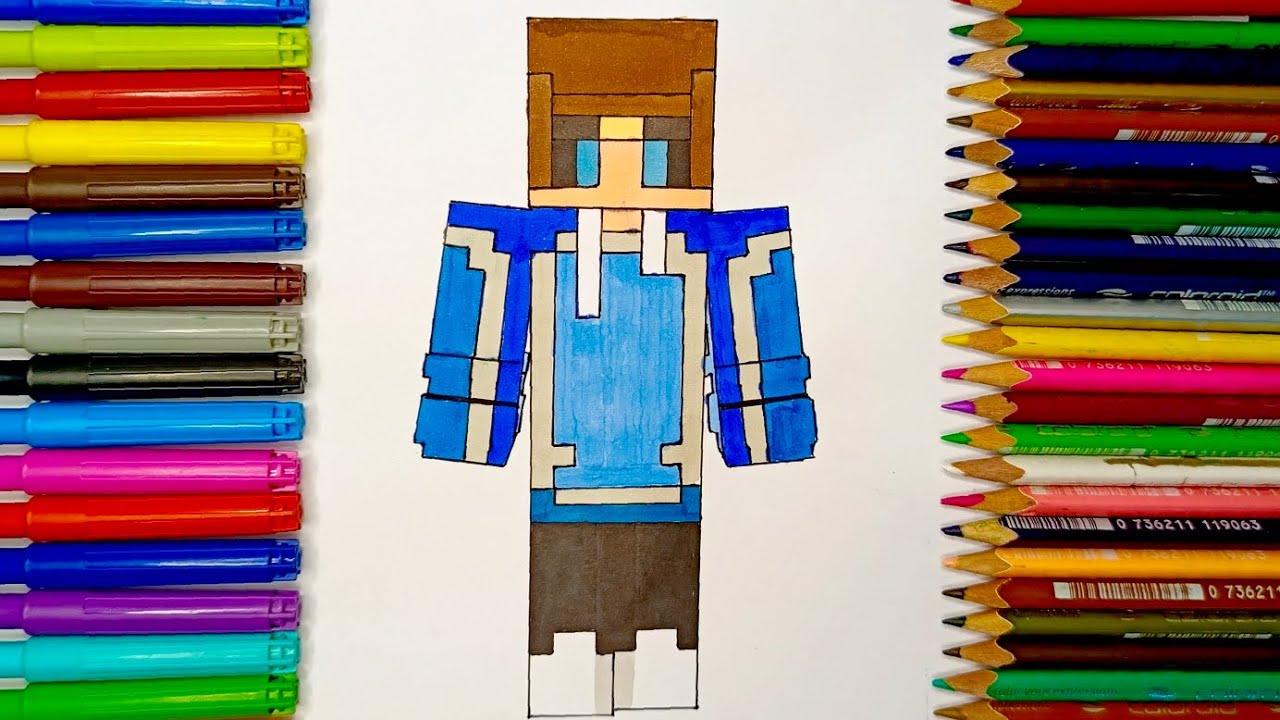 ItzYggamerzz Minecraft skin drawing - YouTube