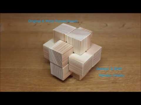 6 Piece Puzzle(Wood) - YouTube