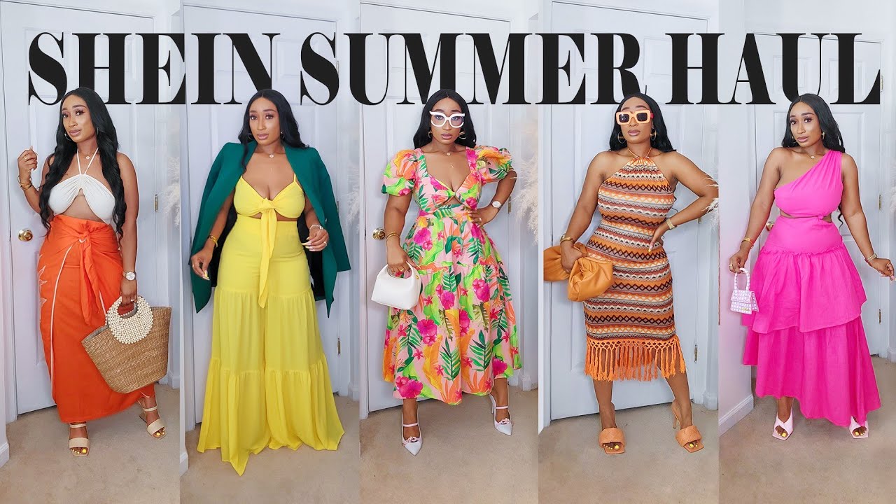 COLORFUL SHEIN SUMMER CLOTHING HAUL / HOW TO STYLE COLORS/ CHICAMASTYLE ...