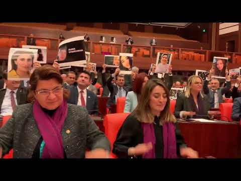 Meclis'te Las Tesis Protestosu