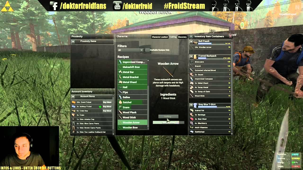 H1Z1 - Zombies, Chaos, Massenpanik (Session 3) (Part 2) - YouTube