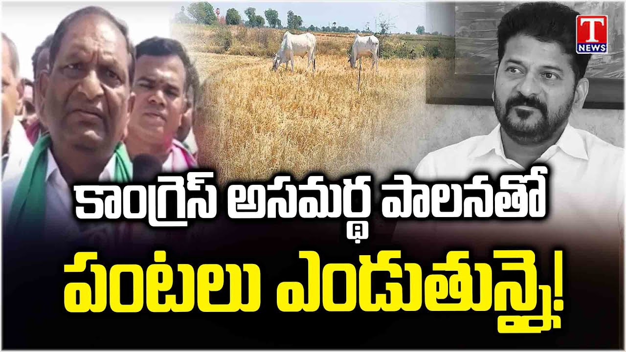 Koppula Eshwar Fire on Congress Govt Over Negligence Of D 83/A Canal ...