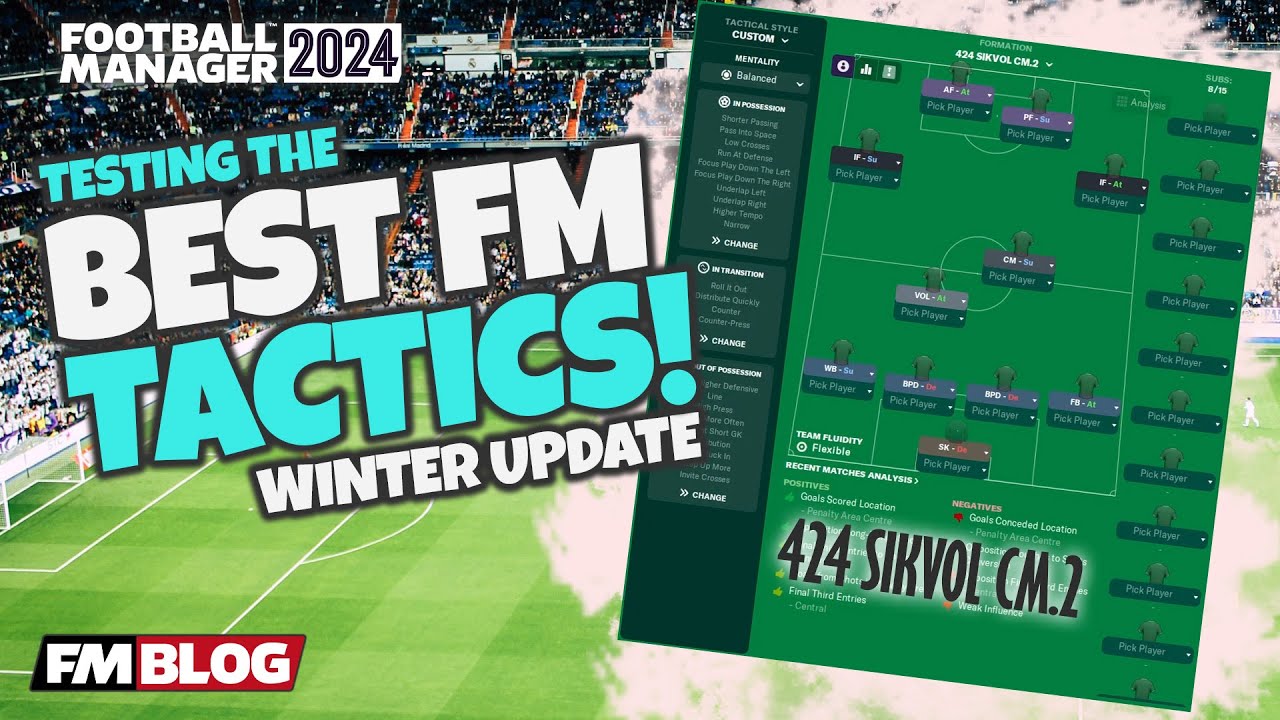 424 SIKVOL CM.2 | Testing the Best FM24 Tactics | Football Manager 2024 ...