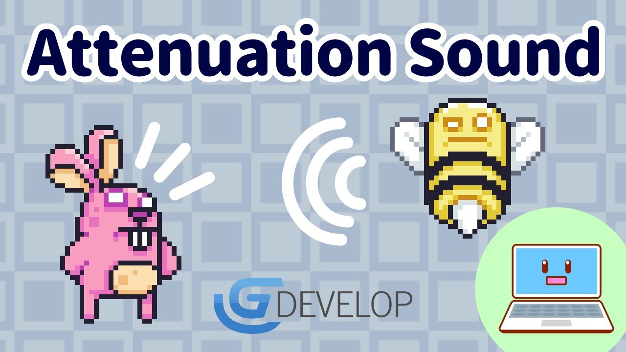 Attenuation of sound volume with distance in GDevelop - YouTube