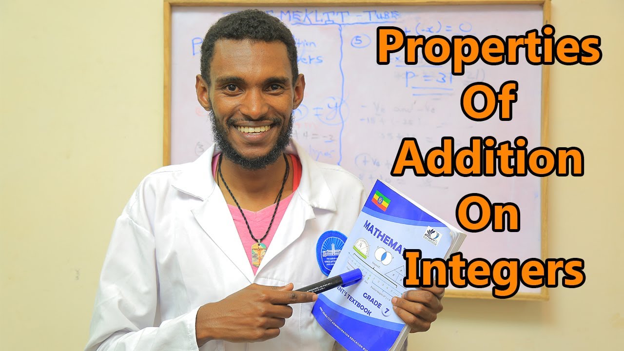 Properties Of Addition On Integers grade 7 - YouTube
