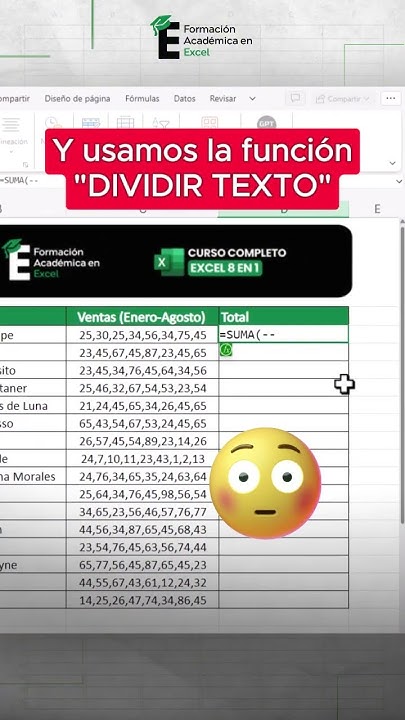Suma en Excel rápidamente jefito #excel #exceltips #exceltutorial #formacionacademicaexcel - YouTube