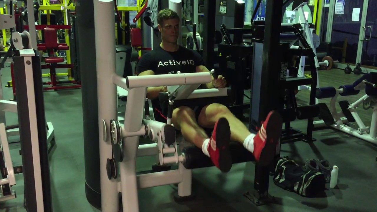 Seated Leg Curl Demo - YouTube