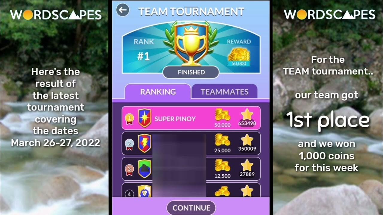 Wordscapes Tournament Result Of March 26 27 2022 YouTube wordscapes-tournament-result-of-march-26-27-2022-youtube