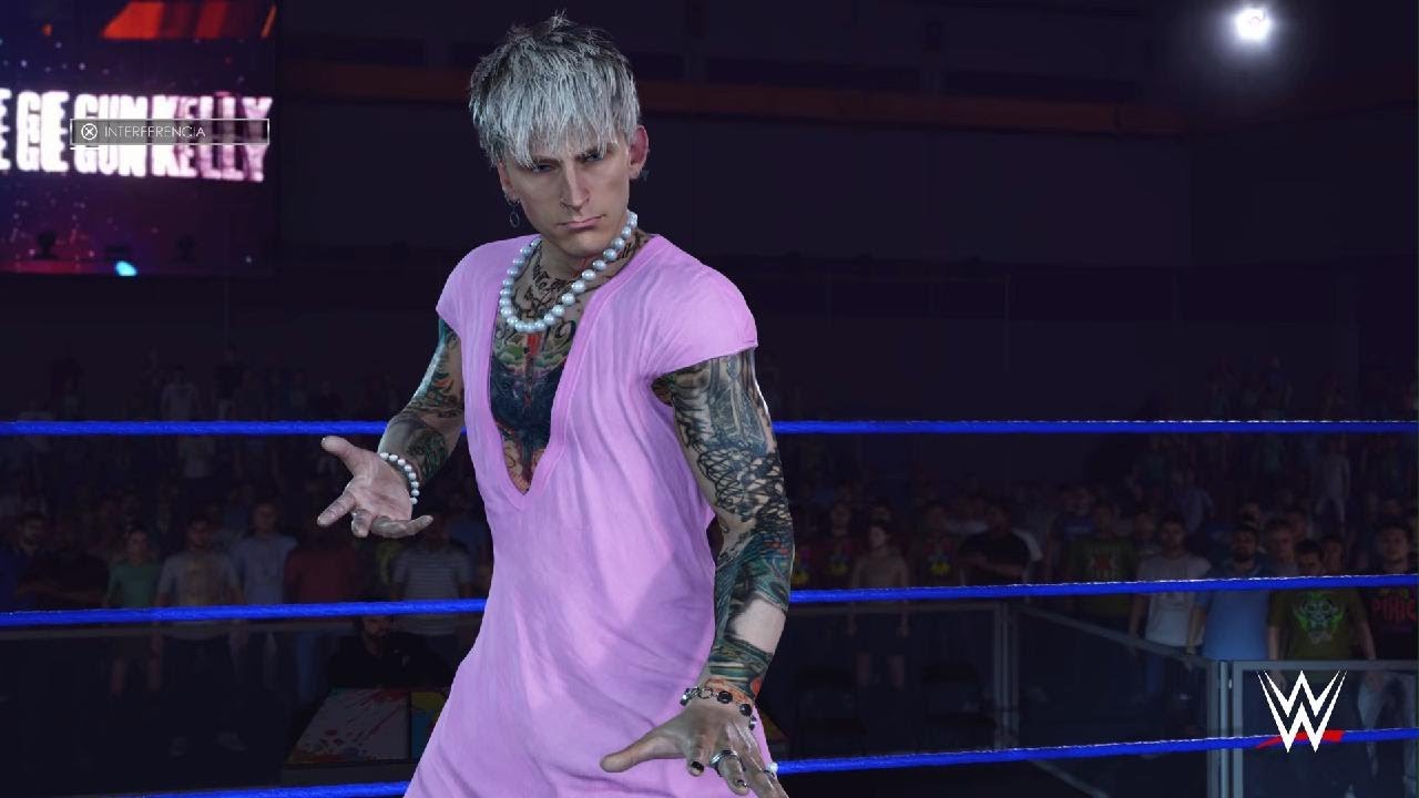 Machine gun kelly vs cedric Alexander Nxt 21/2/2023 - YouTube