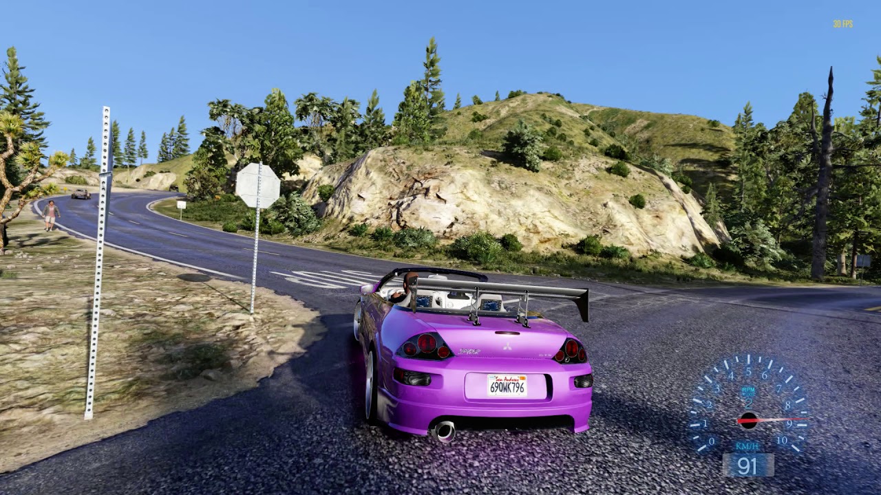 GTA 5 [Mitsubishi Eclipse Spyder] - [2F2F] - MVGA Graphics GEFORCE RTX ...