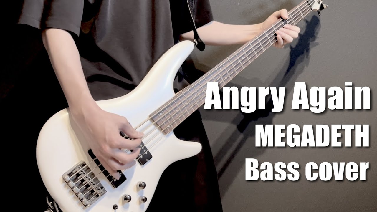 MEGADETH Angry Again Bass cover - YouTube