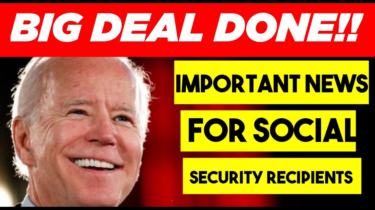 "Just Happened" Social Security | Stimulus Check Update, SSDI, SSI, Low ...