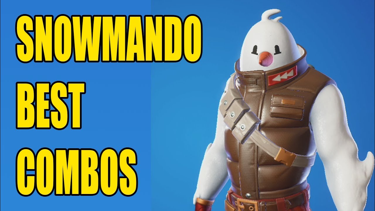 BEST COMBOS for SNOWMANDO Skin in Fortnite - YouTube