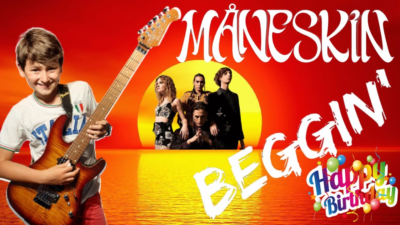 Maneskin Beggin' Best guitar cover - YouTube
