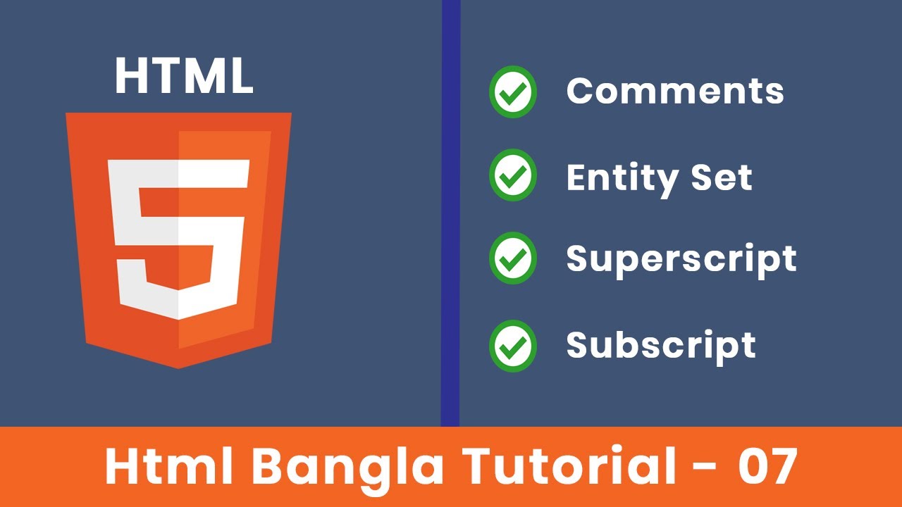 Html Bangla Tutorial Part 7 Youtube