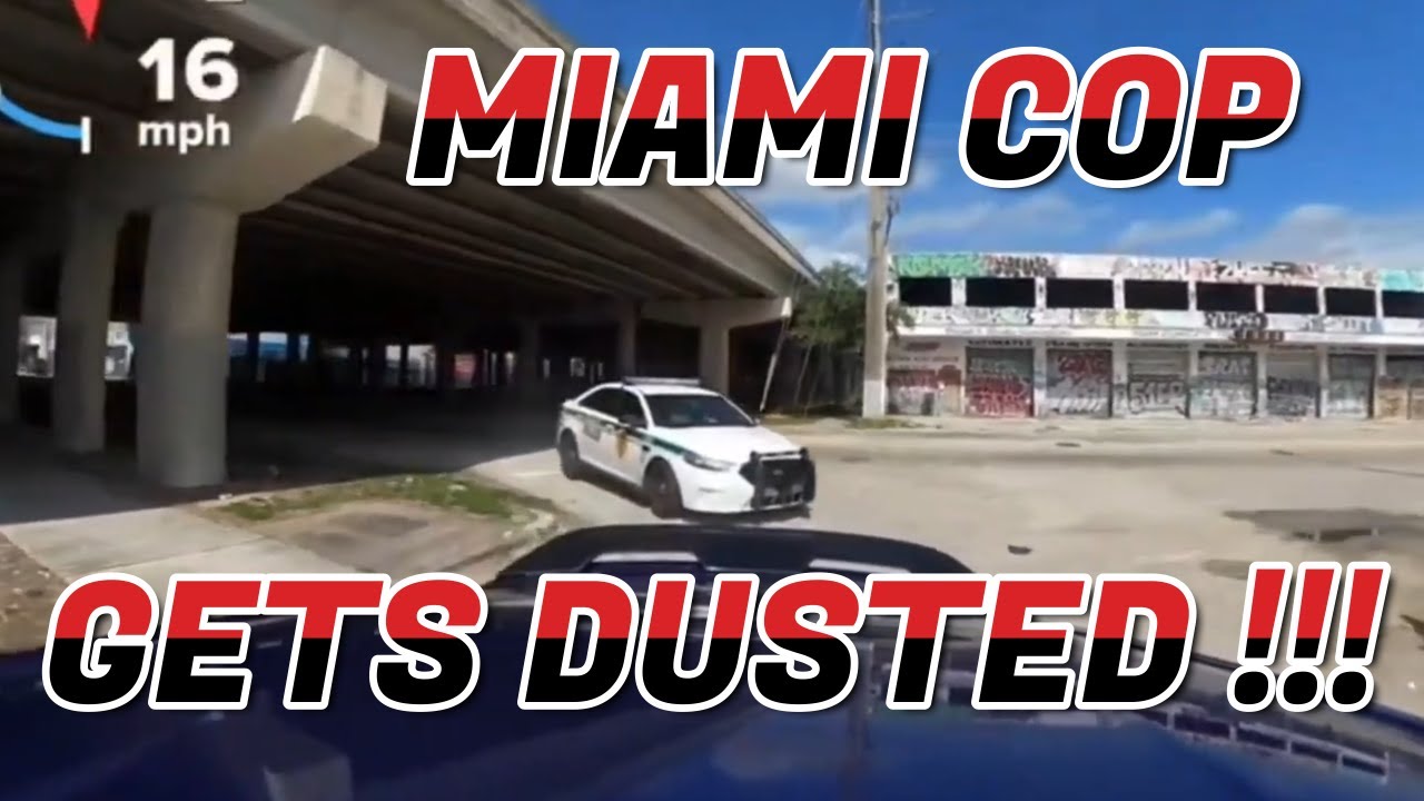 Wild Police Chase!!! Miami, Florida - YouTube
