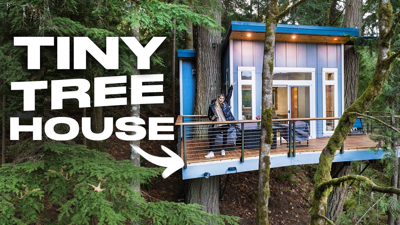 Inside a $300,000 Tiny TREE HOUSE! - YouTube