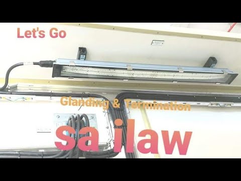 Cable Glanding and Termination for Lighting - YouTube