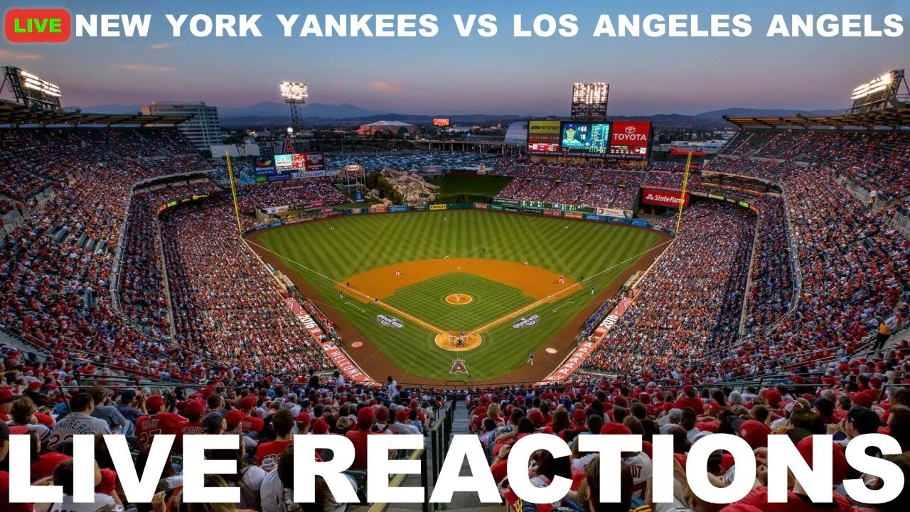 New York Yankees vs Los Angeles Angels Live Reactions - YouTube