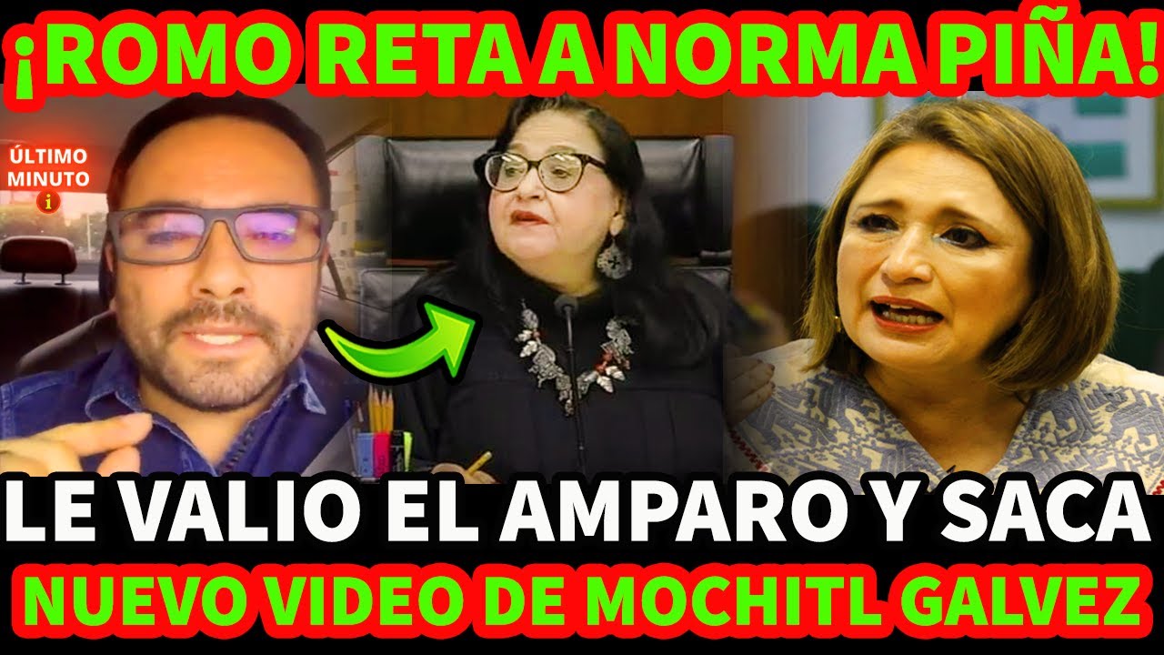 ¡VICTOR ROMO RETA A NORMA PIÑA! LE VALIO EL AMPARO Y SACA NUEVO VIDEO ...