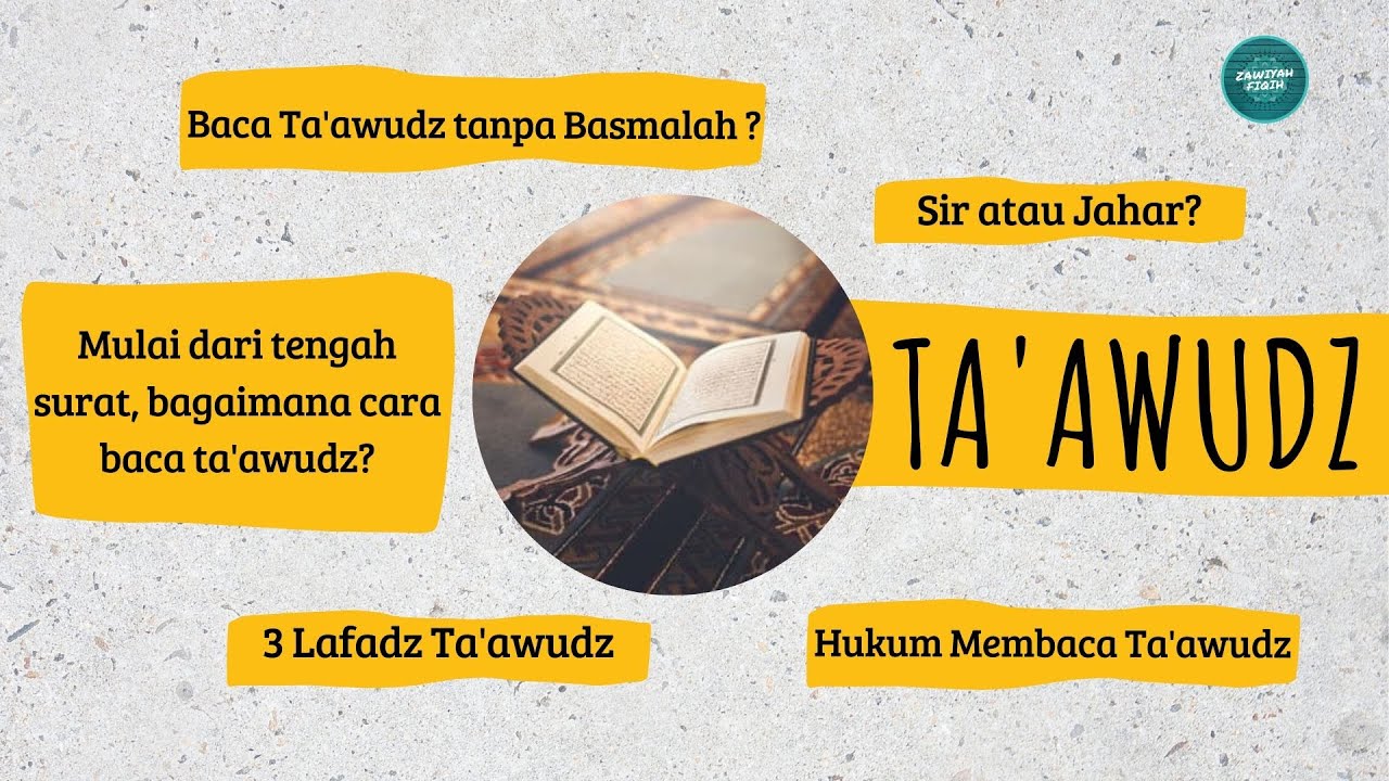 Hukum dan Cara Membaca Ta'awudz - YouTube