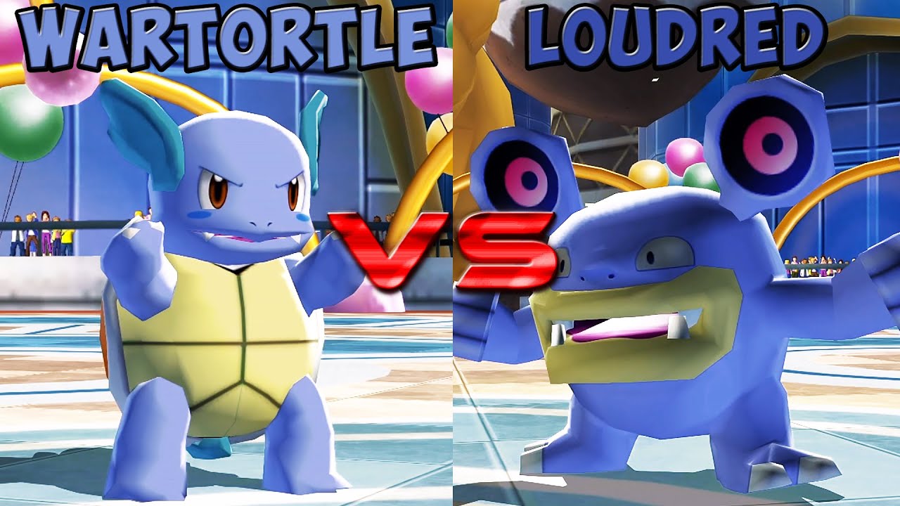 Pokemon battle revolution - Wartortle vs Loudred - YouTube