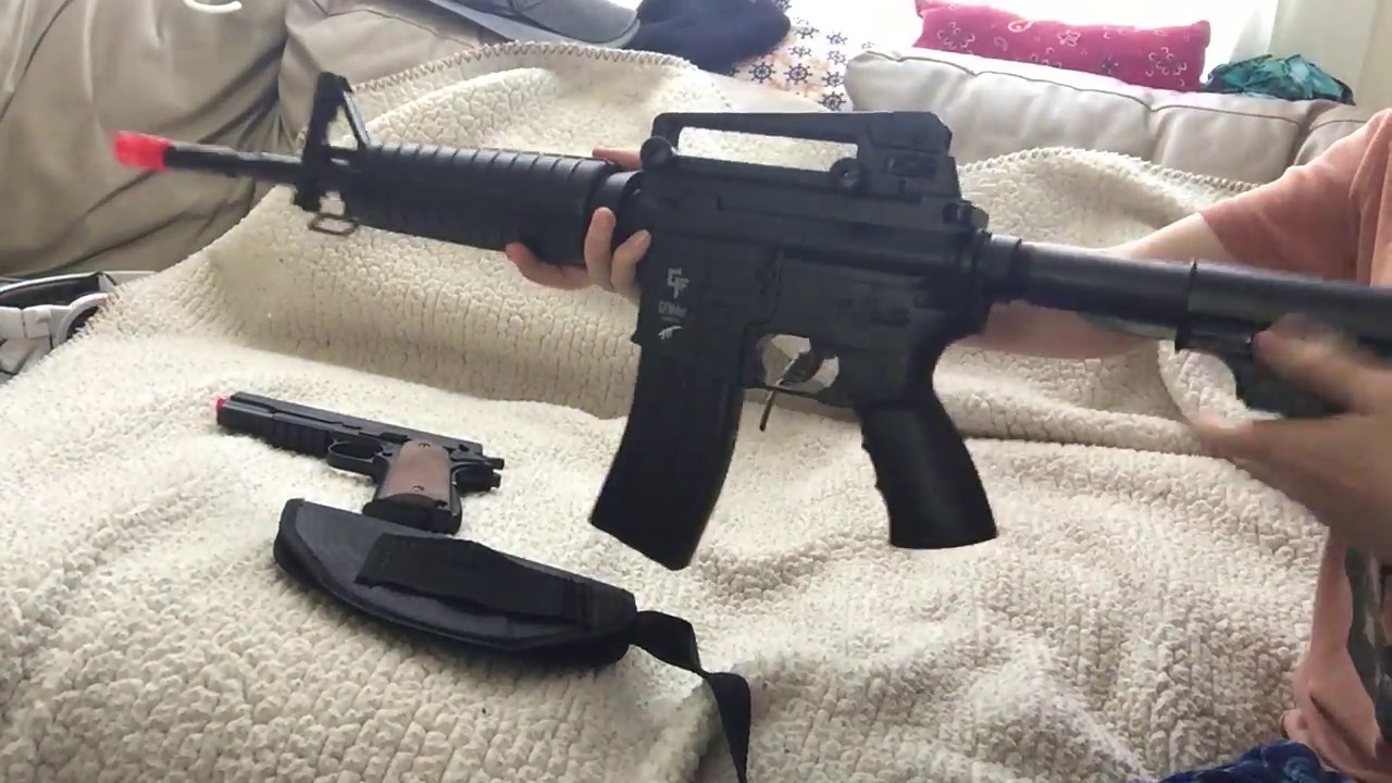 Crossman defender strike airsoft kit - YouTube